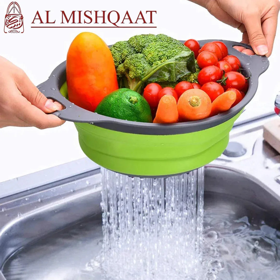 Small Silicone Strainer - Foldable Kitchen Tool – AL MISHQAAT - HOME ...